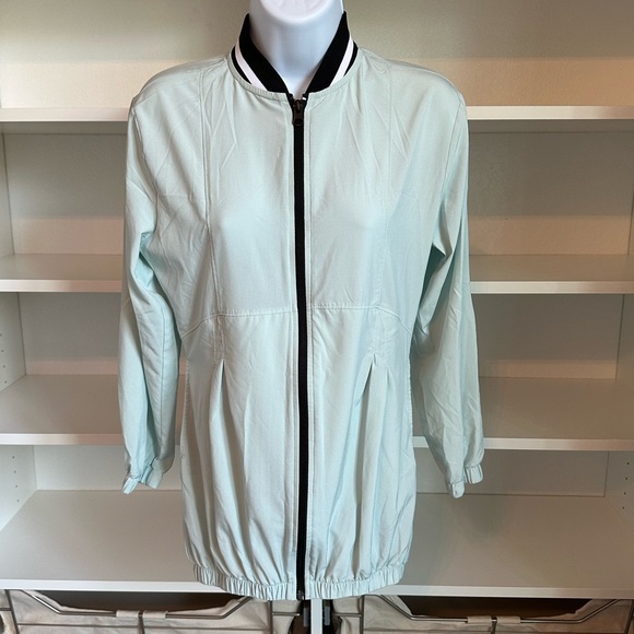 Zella Girl | Jackets & Coats | Zella Girl Mint Bubble Lightweight Track ...